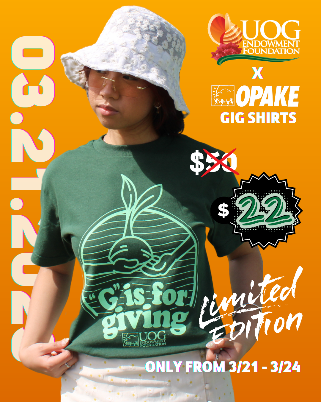 2021 UOG EF x OPAKE GiG Shirt 3, 2, 1 Promo